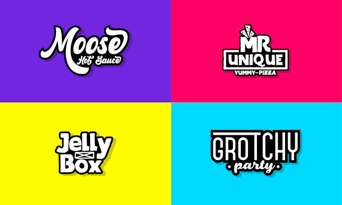 Design professional typography and text based logo design by Sarahanoor | Fiverr