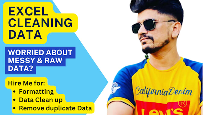 Clean, organize and formatting your excel data by Umarrajput6 | Fiverr