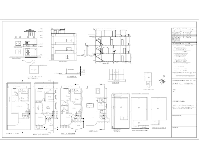Create 2d architectural submission drawings by Saksqm | Fiverr