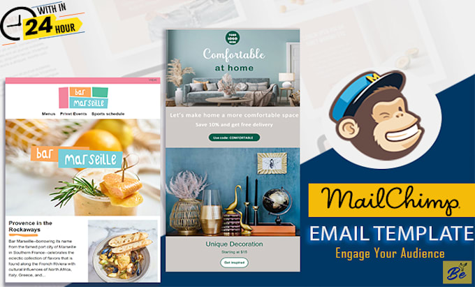 Design professional email newsletter engage your audience by ...