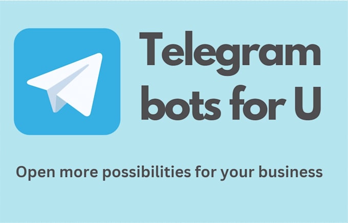 Telegram bots for you by Marizombie | Fiverr