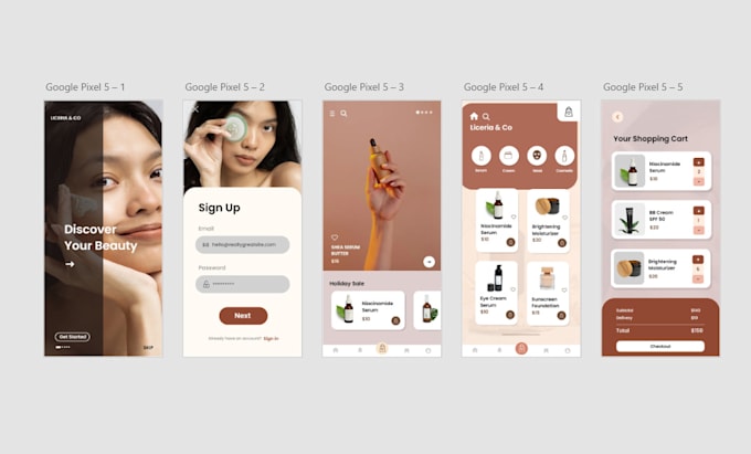 Design unique ui ux for your android and ios devices by Sultaan11 | Fiverr