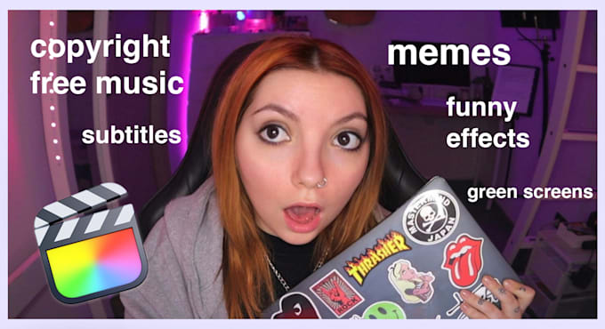 Professionally edit your youtube video with funny effects, memes, and ...