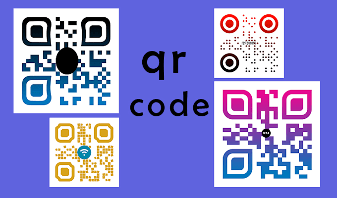 Do qr code your with you logo and select color by Georgemelad604 | Fiverr