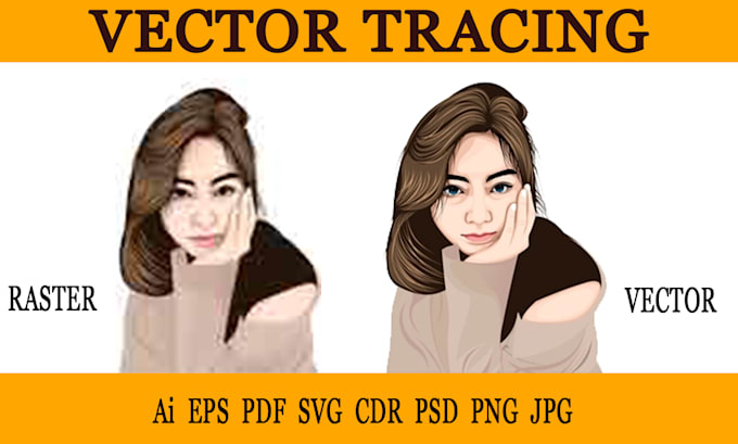 Do vector tracing,convert your logo,text and image to vector by Shanza ...