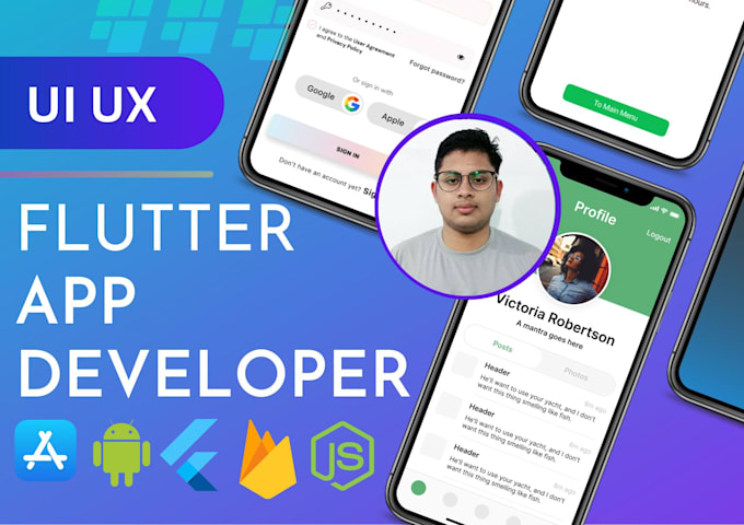 Design flutter app ui, convert figma to flutter by Zahid_oofficial | Fiverr