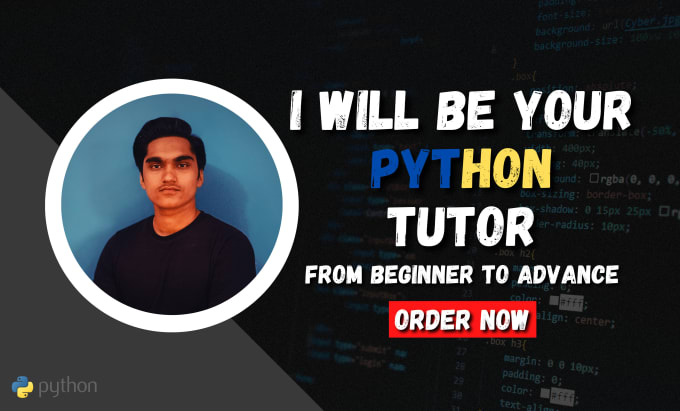 Be your python tutor by Abdullahrafeeq_ | Fiverr Be your python tutor by Abdullahrafeeq_ | Fiverr