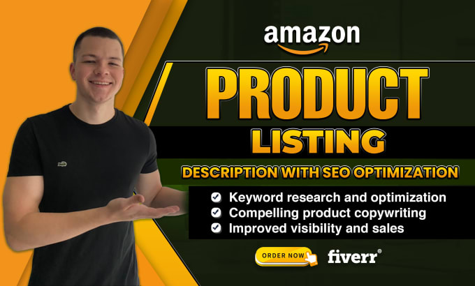 Write amazon product listing description with seo optimization by ... Write amazon product listing description with seo optimization by ...