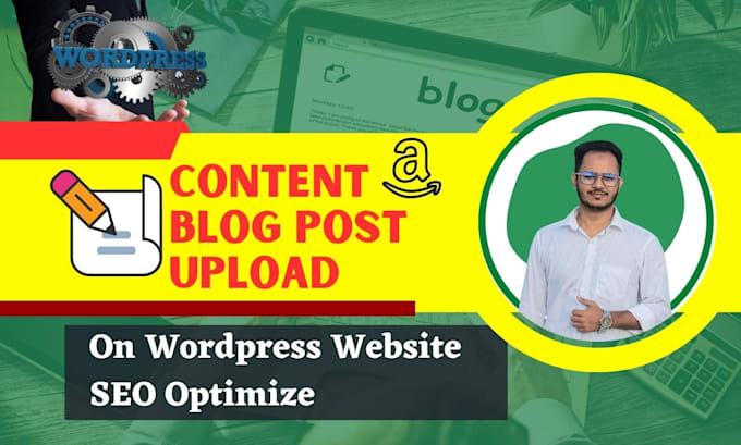 Upload content and blog posts as wordpress virtual assistant by Marketerhasiib | Fiverr