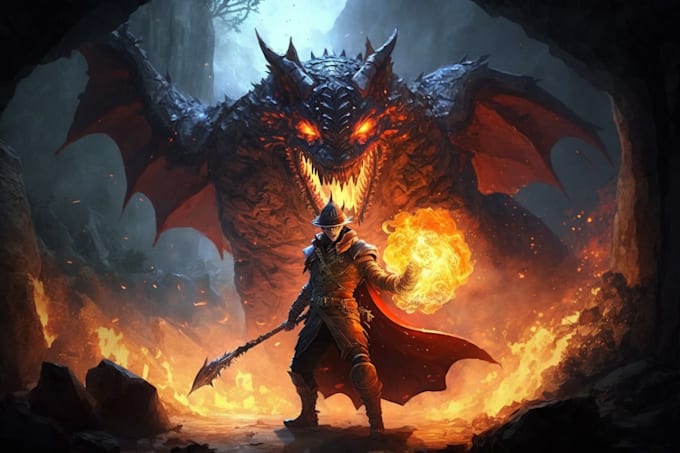 Do character design art for dnd dungeons and dragons games by ...