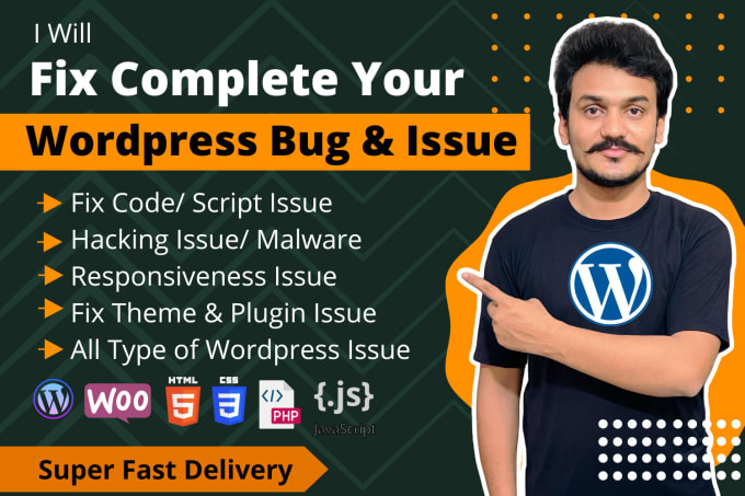 Fix Wordpress Issues Errors And Woocommerce Bugs Css And Php Issues By Meetwahab Fiverr