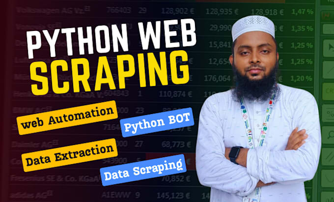 Web scraping, python web scraper, data scraping van elke website