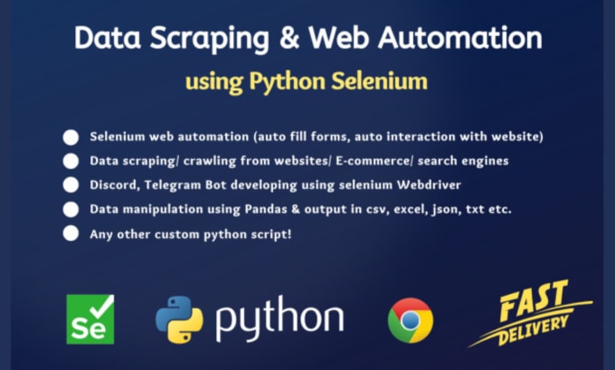 Do data scraper, scraping tool, browser automation, website crawler ... Do data scraper, scraping tool, browser automation, website crawler ...