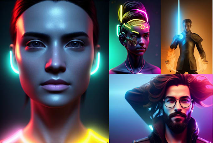 Transform your photos into radiant neon art by Sheikh_graphic | Fiverr