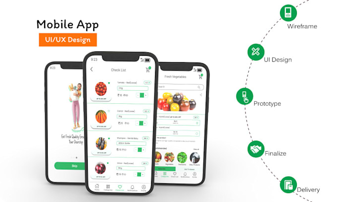 Design Uiux Wireframe And Prototype Mock Up For Mobile And Website