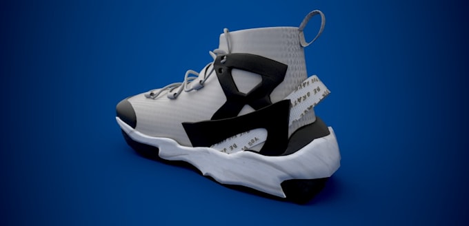 Create a realistic 3d shoe modeling 3d shoe animation 3d product ...
