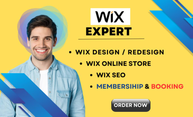 Redesign wix website design wix website, develop wix, build wix booking ...