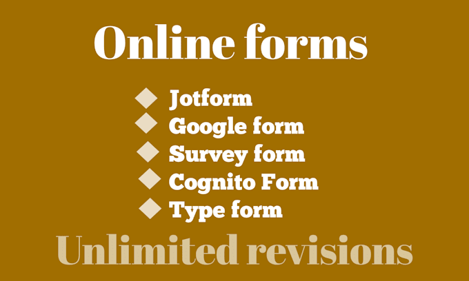 Create jotform, google form, survey form, type form by Shihab_karimba ... Create jotform, google form, survey form, type form by Shihab_karimba ...
