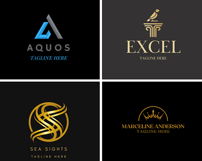 Do unique modern minimalist business logo design by Umarzahid9090 | Fiverr