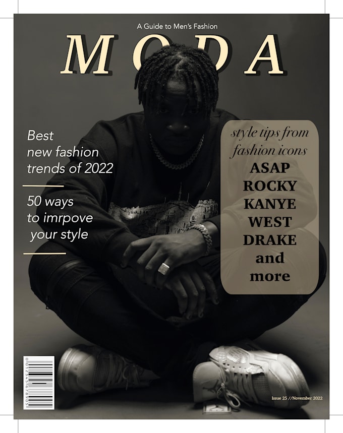 Design a creative professional magazine cover to your liking by Bace ...