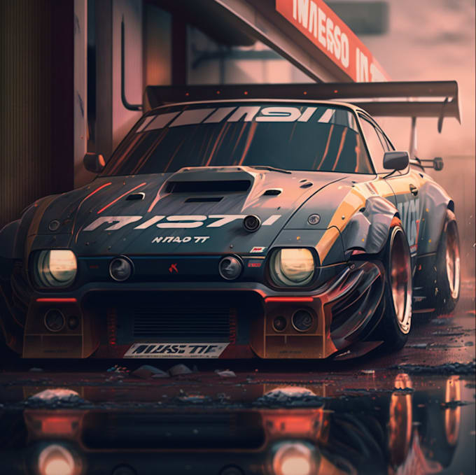 Make high quality realistic car drawings by Beratari942 | Fiverr
