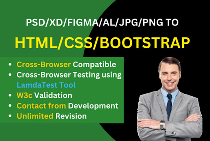 Convert your psd, xd, figma to html by Bilash0 | Fiverr Convert your psd, xd, figma to html by Bilash0 | Fiverr