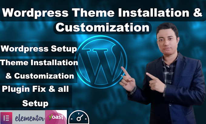 Install and customize your wordpress theme and fix plugin by Jamalhosen1 | Fiverr