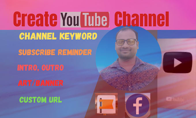 Create youtube channel, setup with logo and banner by Mdabdulalim875 ...