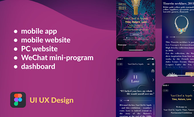 Mobile app or mini program ui ux or any other ui ux design by Leiyingf | Fiverr