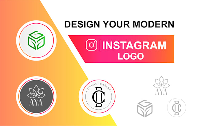 Design a luxury instagram logo high quality by Anasedo | Fiverr