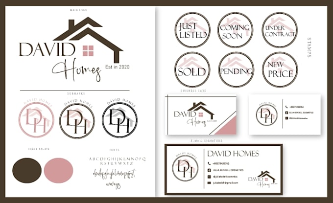 Design luxury real estate signature logo and complete branding kit by ...