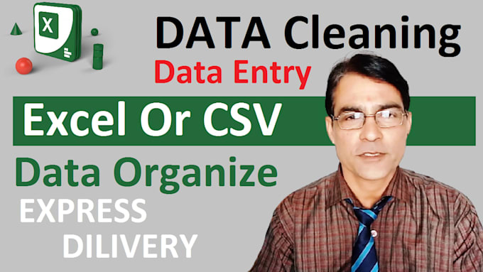 Clean, organize and merge excel or csv data by Jangirgolu | Fiverr