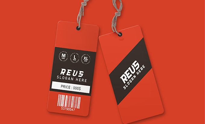 Design clothing neck label, hangtag, and price tag within 12 hours by ...