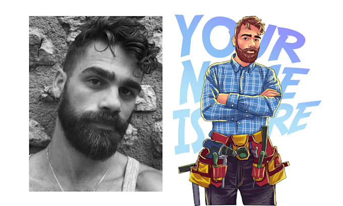 Draw your job profession in cartoon style by Selenailustrate | Fiverr