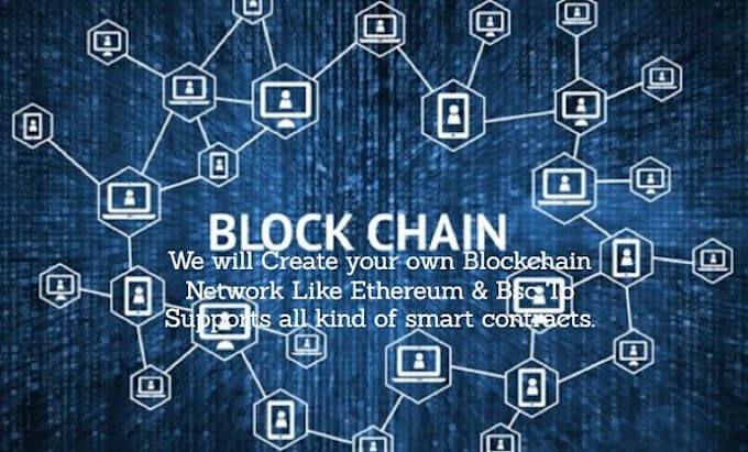 Create blockchain network as bsc ethereum token with block explorer by ...