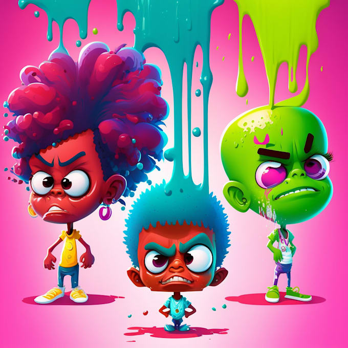 Design custom cartoon character by Christopher_m8 | Fiverr