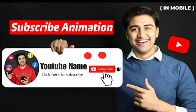 Create catchy youtube subscribe and like animation by Moussa_aourir ...