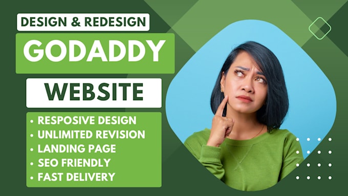 Design or redesign your godaddy website by Maham_sheikh_ | Fiverr
