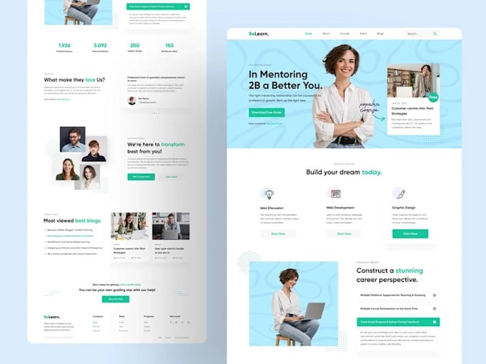 Build modern responsive web design or redesign for your website by ...