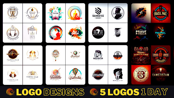 Design a modern logo in 5 syles in 1 day by Picwaves_ai | Fiverr