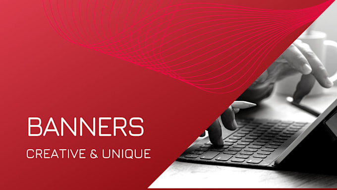 Design creative and unique banners by Staish_saleem | Fiverr