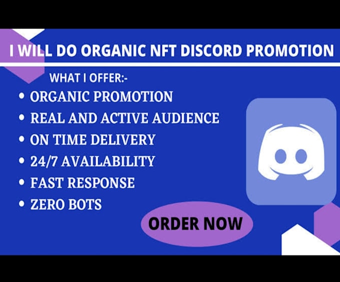 Promote your discord nft and crypto projects by Nftworldclub1 | Fiverr