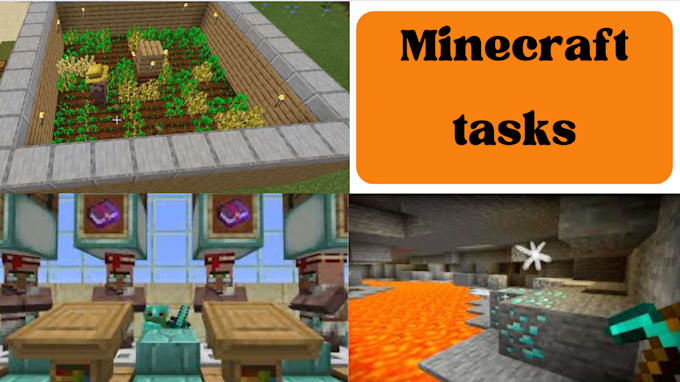 Do minecraft tasks for you on your world or server by Treblawebla | Fiverr