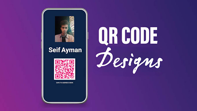 Make any qr code regular or with animation with any design by ...