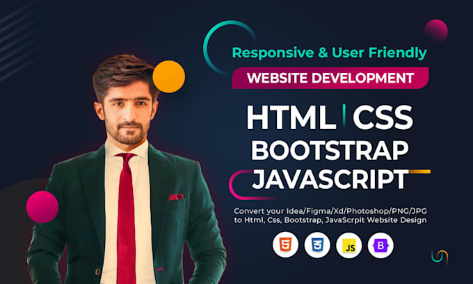 Do Front End Web Development In Reactjs Nodejs Javascript Html Css Bootstrap By Iamyasirniazi