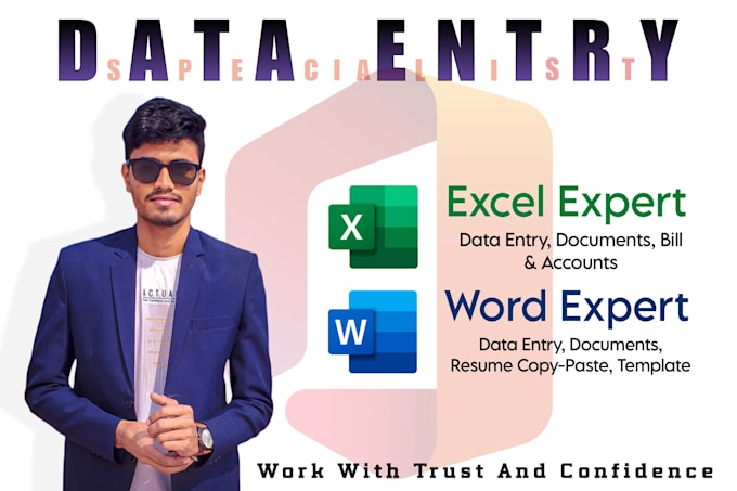 Do data entry, microsoft excel, word projects by Shohagdhaka | Fiverr