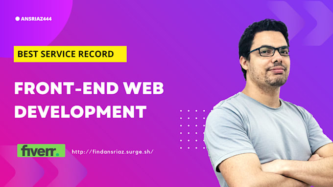 Do Frontend Web Development Using Html Css Javascript Expert Developer By Ansriaz444 Fiverr