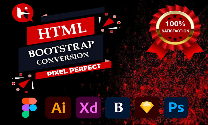 Convert Xd To Html Figma To Html Psd To Html Responsive Bootstrap By Hojaifaislam Fiverr