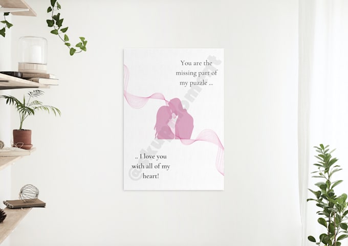 Make personalised design for you to celebrate your love by Annrzv | Fiverr