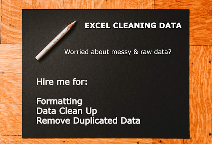 Do ms excel data cleaning and document formatting by D4ma88 | Fiverr